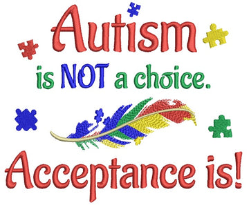 Autism awareness machine embroidery digitized appliques and filled in ...