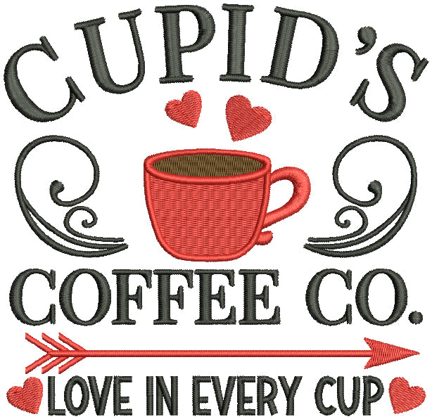 Cupid's Coffee Co. Love In Every Cup Valentine's Day Filled Machine Em ...
